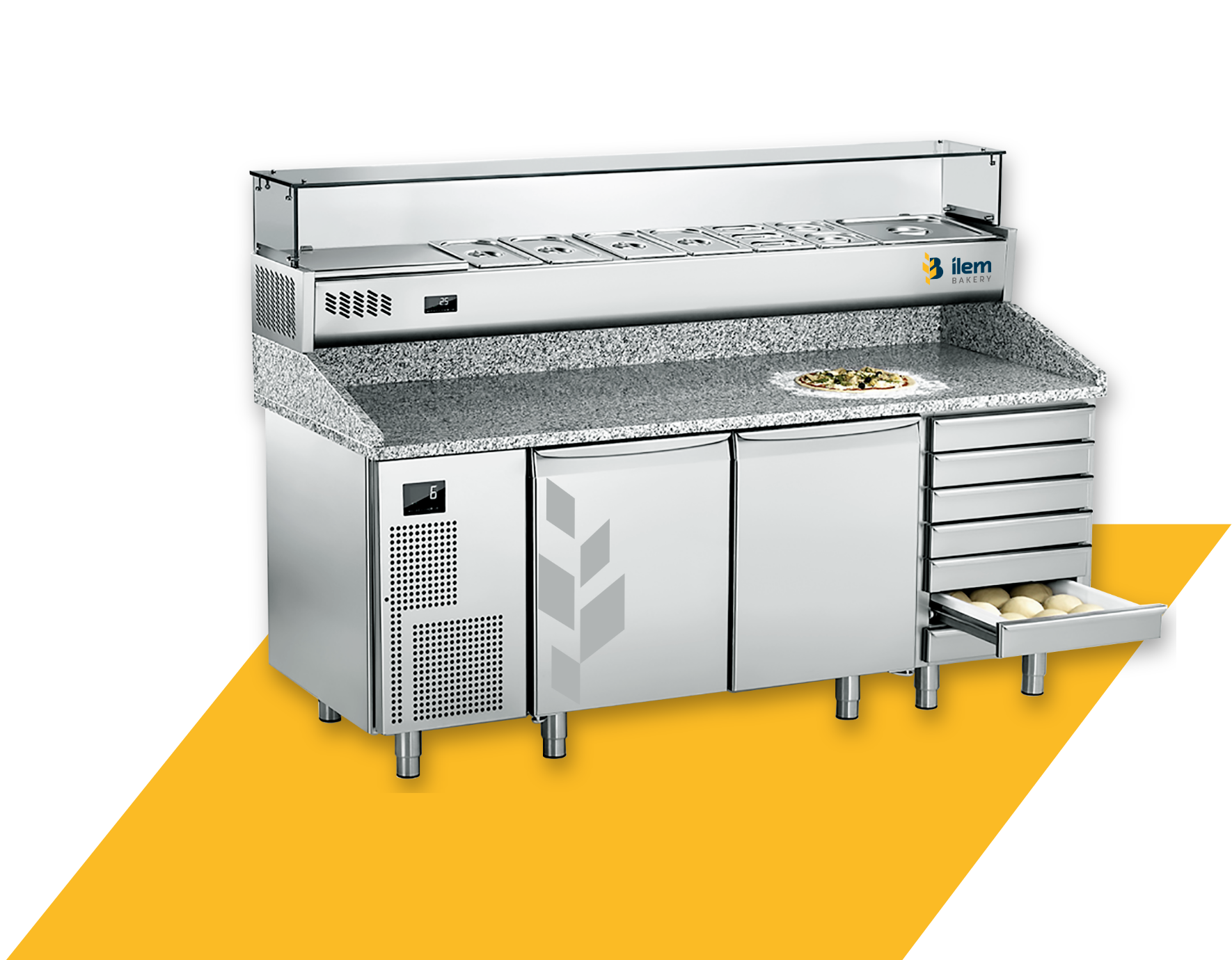 Professional Pizza Counter - Ilem Bakery